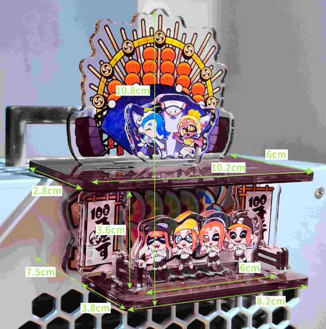 Splatoon 3 Squid Octopus HIME Shivy Hachi IIDA MIKO Acrylic Figure ...