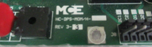 MCE ELEVATOR DOOR OPERATOR BOARD #MCE- HC-DPS-MOM-H rev 3- 3 BOARD ...