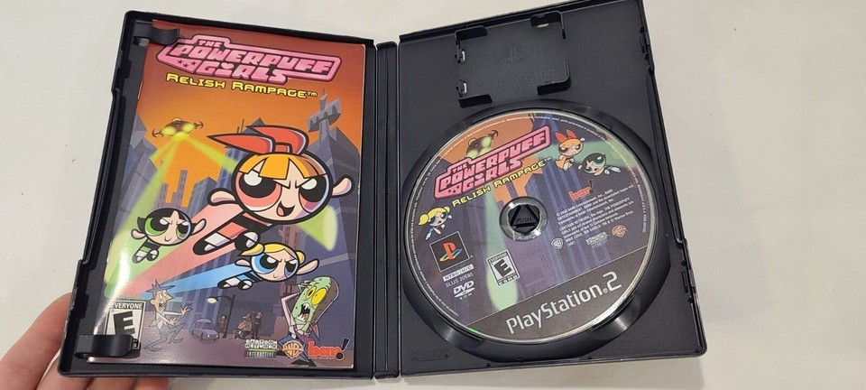 Powerpuff Girls Relish Rampage PS2 Sony PlayStation 2 Video Game Black ...