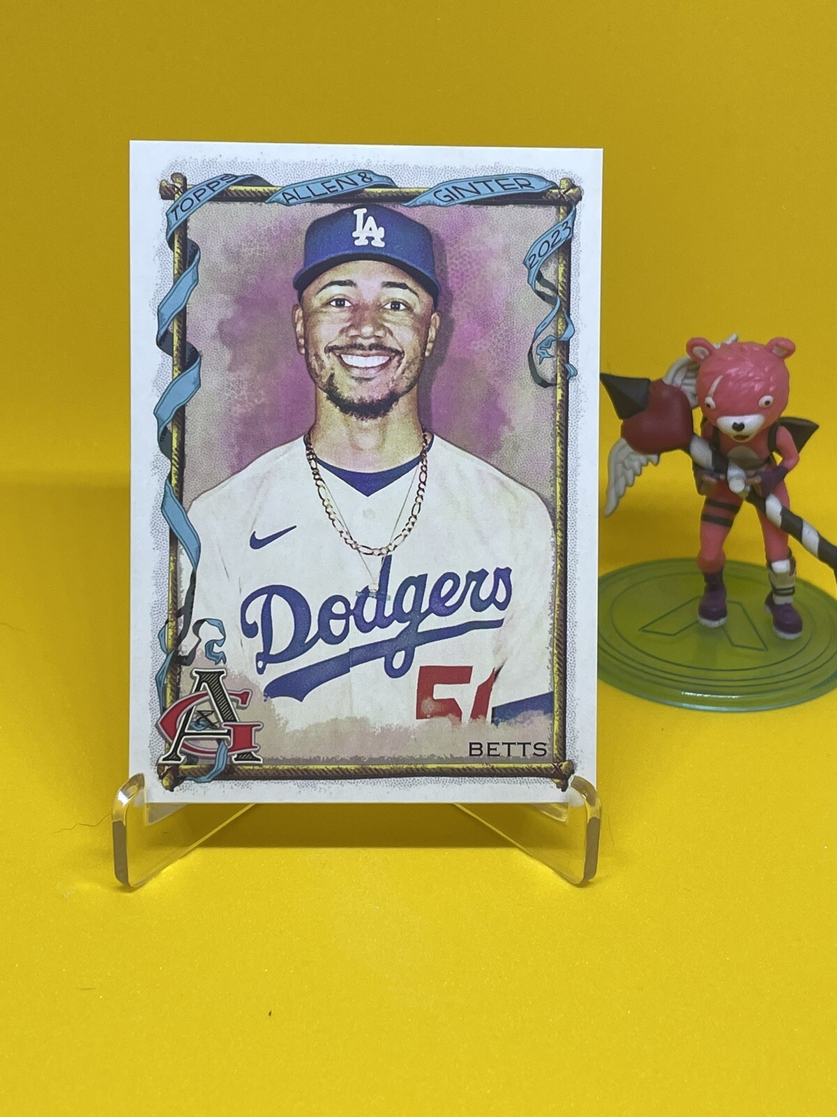 2023 Topps Allen & Ginter Mookie Betts #65 Base Set Los Angeles Dodgers ...