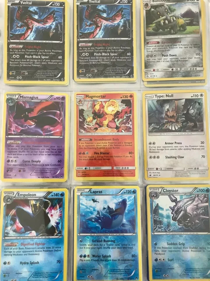 Pokemon 50 Card Lot GUARANTEE 3 V/GX/EX/MEGA/FULL ART +5 Reverse/Holo ...
