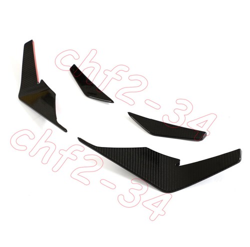 For Audi R8 Coupe 2019-23 Carbon Fiber Front Fog Lamp Eyebrow Spoiler ...