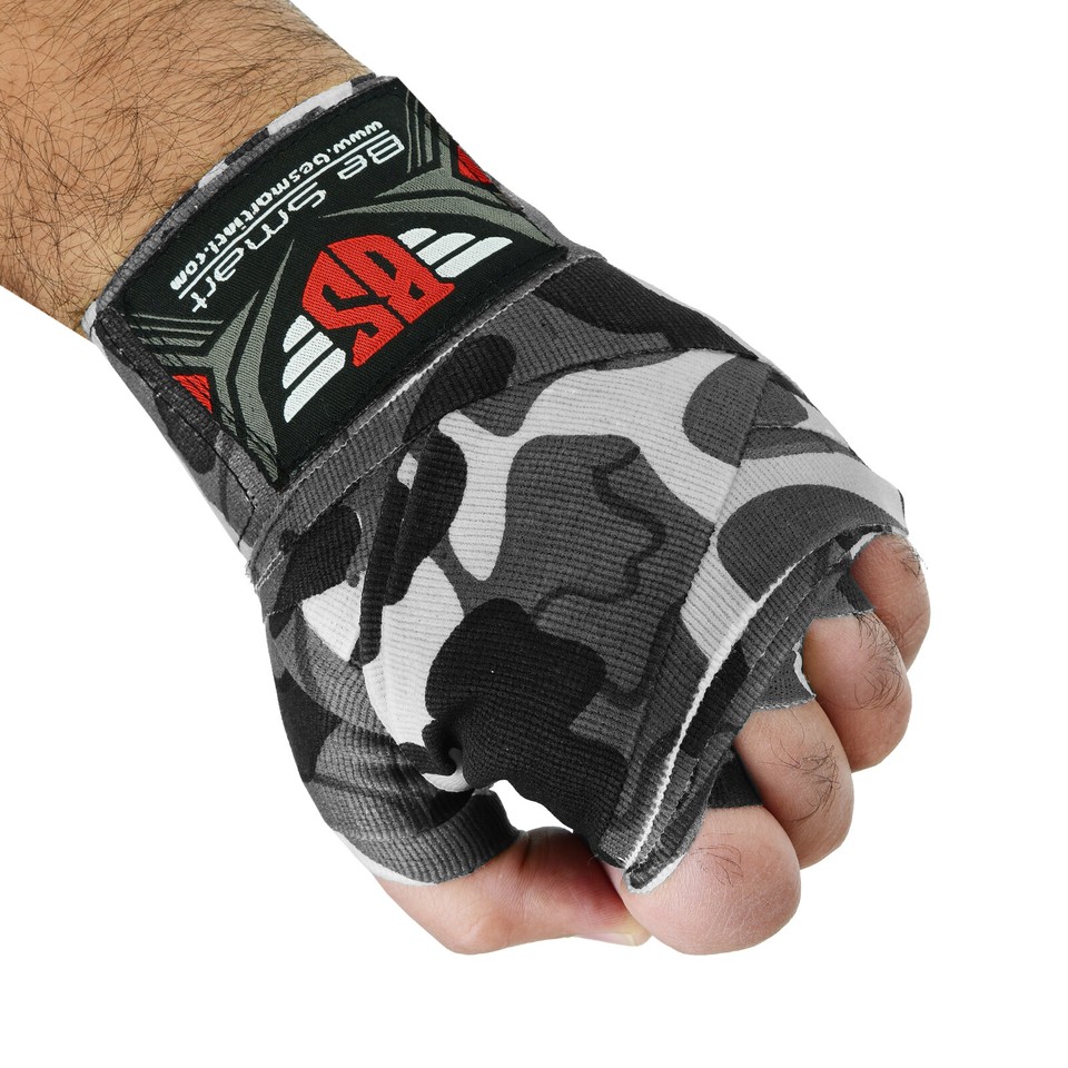 Hand Wraps Bandages Fist Boxing Inner Gloves Mitts MMA Cotton Pair ...