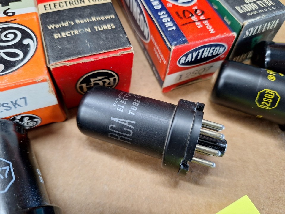 5x lot 12SK7 12SQ7 Vacuum Tube AA5 radio metal | eBay