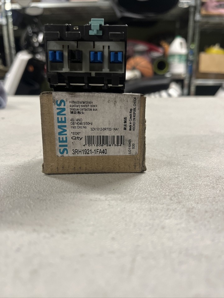 Siemens 3RH1921-1FA40 Auxiliary Contact Block | eBay