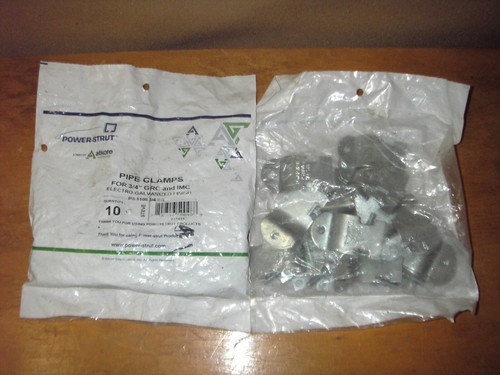 Lot Of 20 pcs: Power Strut PS 1100 3/4” Conduit Pipe Clamps/Straps. EMT ...
