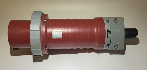 💥 LEVITON 4100P7W WATERTIGHT PIN AND SLEEVE PLUG, 3PH, 100A, 480V | eBay