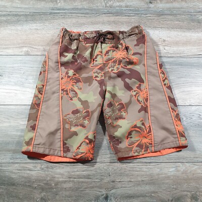 Mossimo Boys 8 to 10 Medium Swim Trunks Waist 36 Hawaiian Floral ...