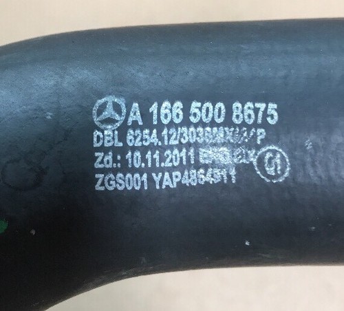2016 MERCEDES-BENZ GL450 LOWER COOLANT HOSE A 1665008675 | eBay