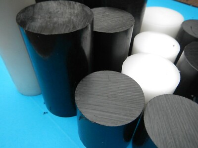 round Acetal delrin Rod Black White billet bar end 50mm 60mm 70mm 80mm ...