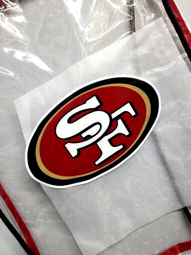 NFL San Francisco 49ers Clear Drawstring Backpack Big Logo *New* | eBay
