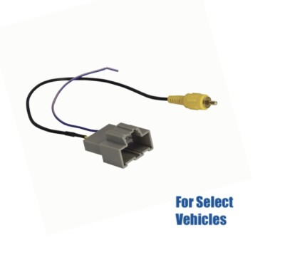 RCA Plug Harness OEM Reverse Backup Camera for select GM Vehicles w ...