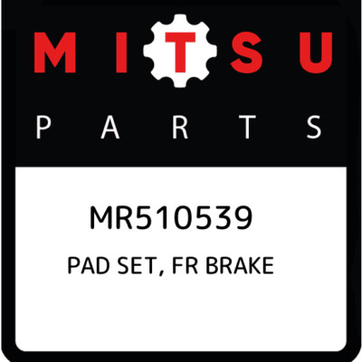 MR510539 Mitsubishi Pad set, fr brake MR510539, New Genuine OEM Part | eBay