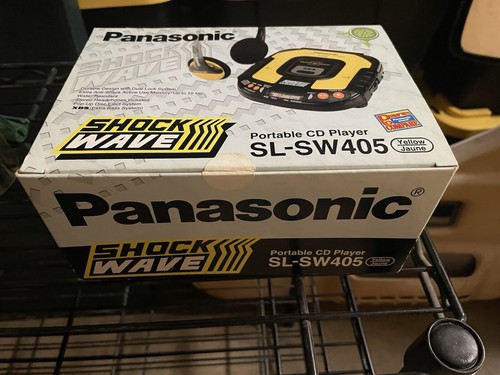 NEW IN BOX Tested Panasonic Shock Wave Portable CD Player SL-SW405 ...