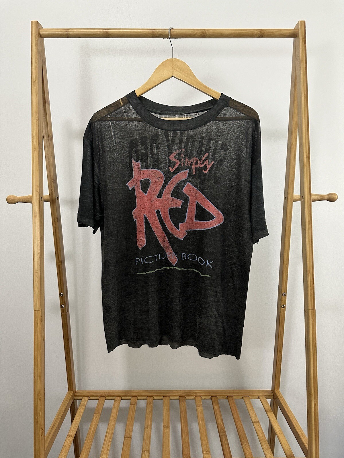 VTG 80s Simply Red Picture Book Tour Paper Thin Burno… - Gem