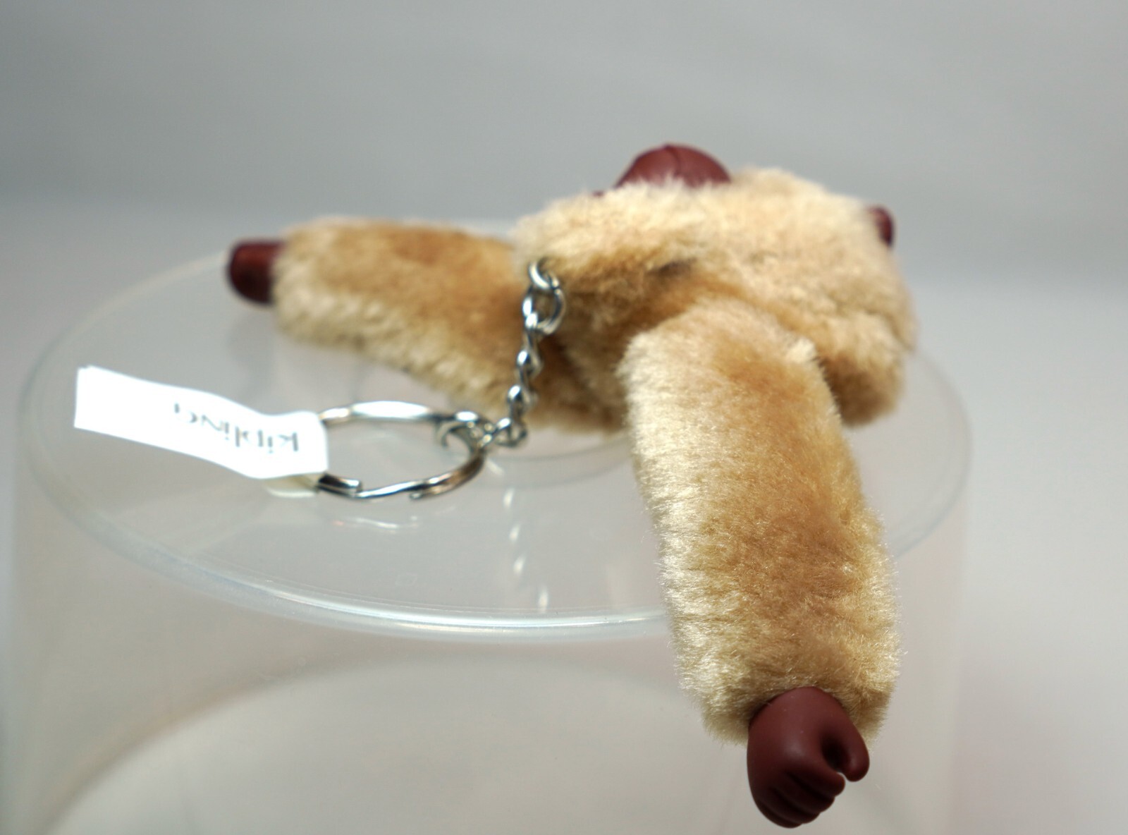 NWOT Kipling Fuzzy MONKEY BAG CHARM KEY CHAIN "INES" Tan | eBay