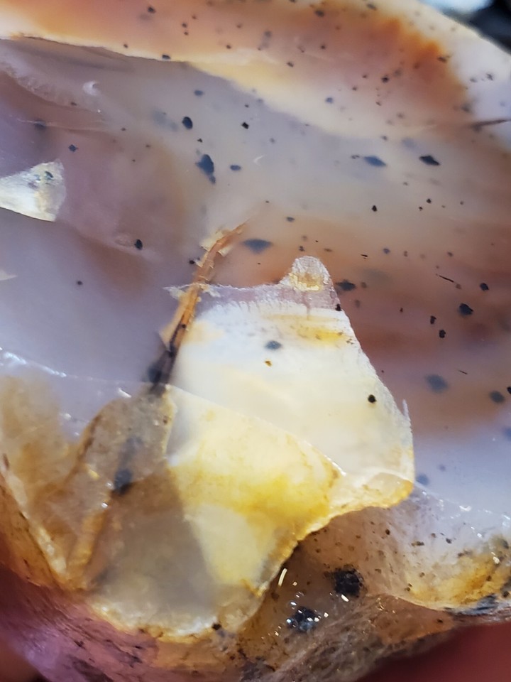 Montana Yellowstone River Agate Rare Sagenite Lapidary 390g Rough ...