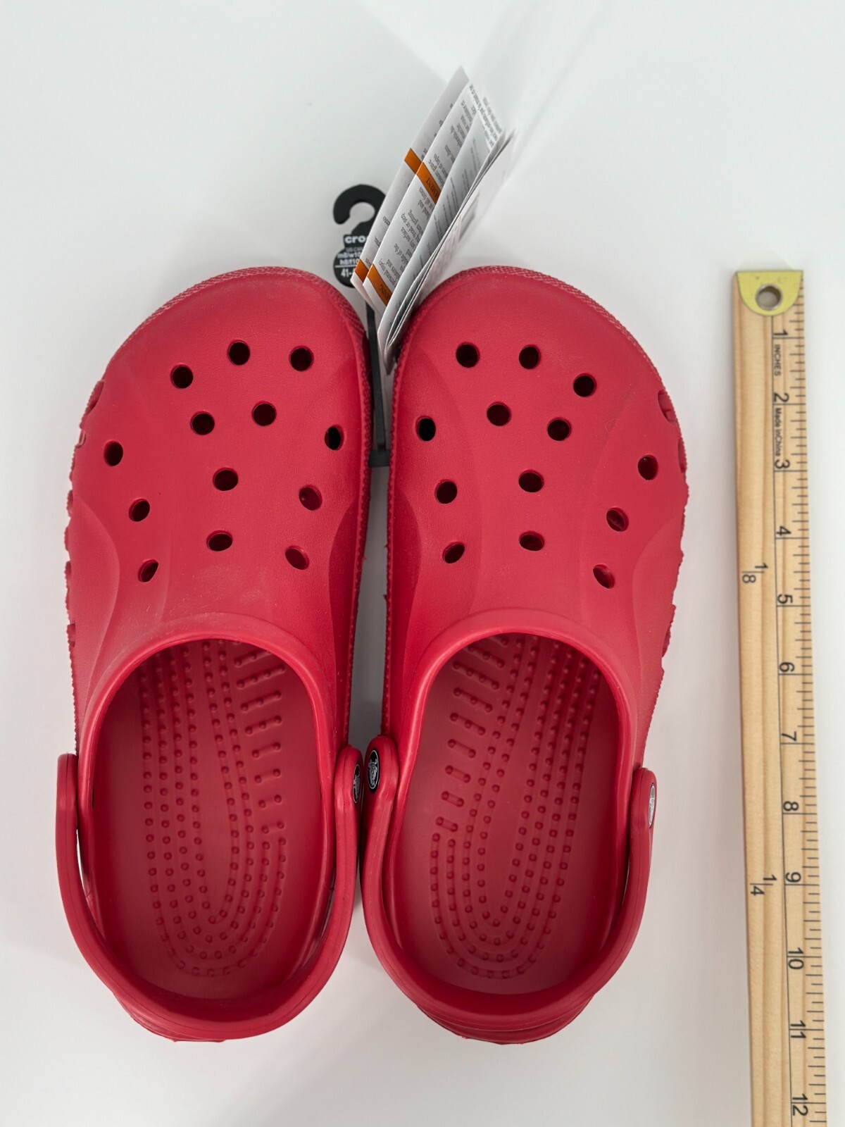 Crocs Men's Size 8 Women's 10 Baya Clog Slip On Sandals Pepper Red ...