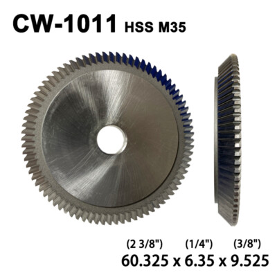 CW-1011 HSS M35 Compatible with HPC 1200CMB Lagard Key Machine Cutter ...