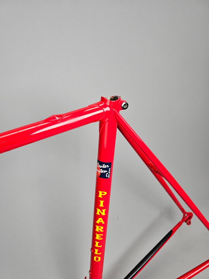 Rahmen Set Pinarello Treviso Rot Gelb 90s frame Campagnolo vintage ...