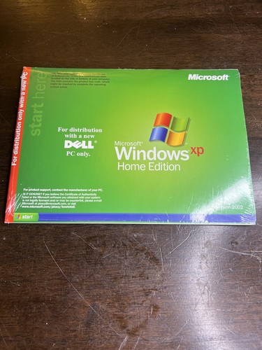 Dell Microsoft Windows XP Home Edition Version 2002 Reinstallation CD ...