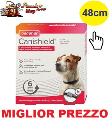 Beaphar Canishield S/M collare antiparassitario cani taglia piccola ...