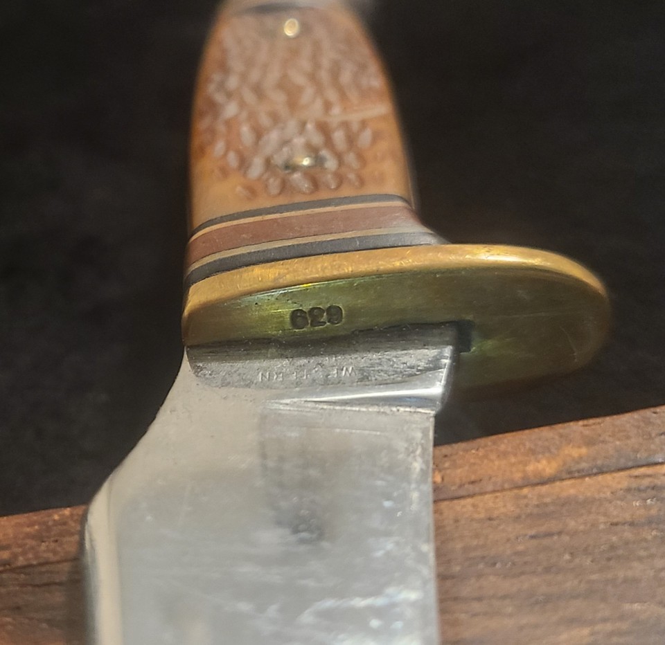 Vintage Western Fixed Blade Hunting Skinning Knife | eBay