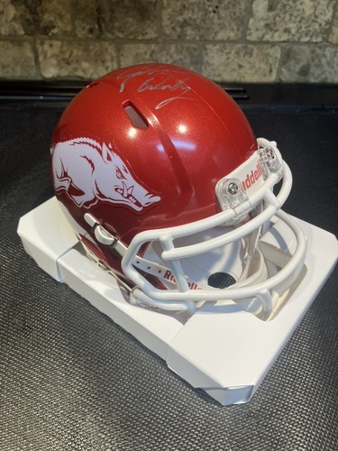 John Daly Signed Arkansas Razorback Mini Helmet. JSA | eBay