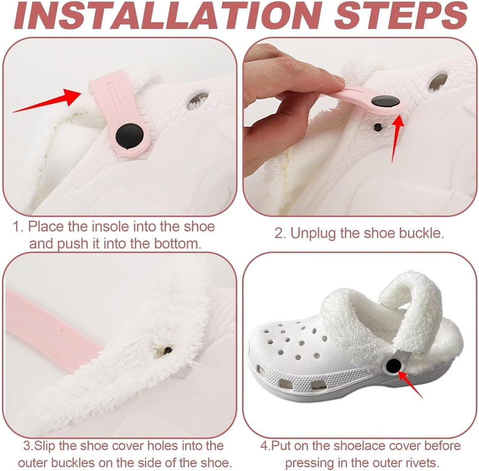 Crocs Replacement Insoles, Crocs Fluffy Fur Lining, Crocs Liners ...