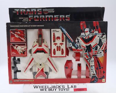Jetfire 100% Complete W/ Box & Insert 1985 G1 Transformers Vintage ...