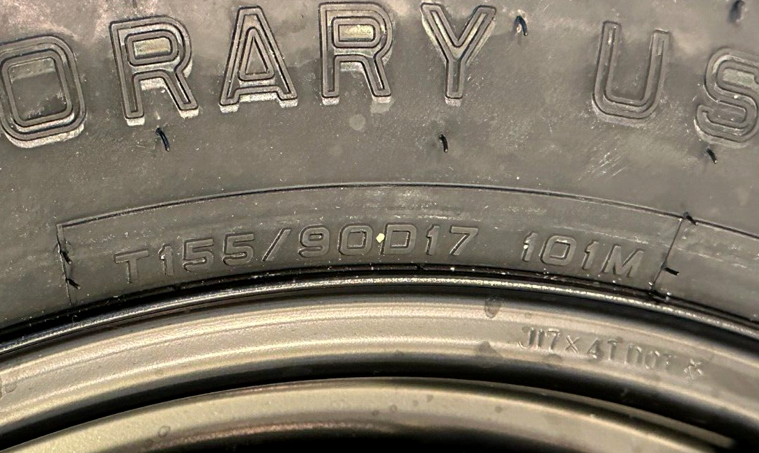 BRAND NEW 2007-2011 HONDA CR-V CRV SPARE TIRE WITH JACK, T155/90D17 ...