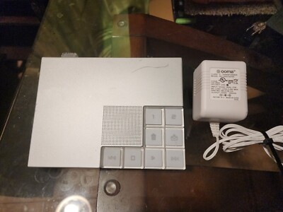 Ooma Hub VoIP Home Phone Service Hub 110-0100-307 White w/ Power Cord ...