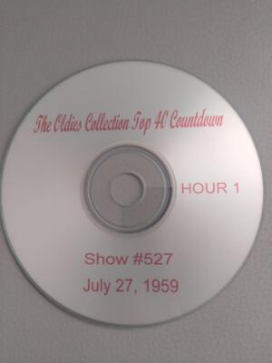 Oldies Collection Top 40 Countdown 7/20/1959 -Show # 527 - See Listing ...