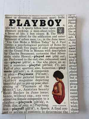 PLAYBOY MAGAZINE JUNE 1961 HEIDI BECKER CENTERFOLD VG | eBay
