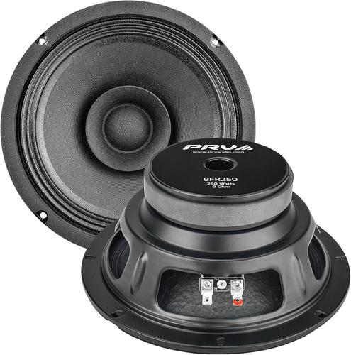 8FR250 8 Inch Full Range Speaker, 8 Ohms, 250 Watts Continuous Program ...