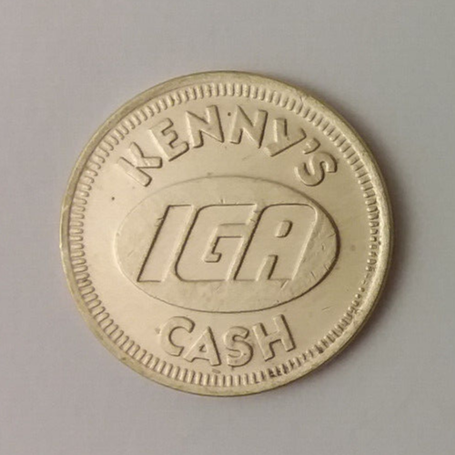IGA Bear Chip Kenny's Cash Lincoln City, OR Coin Token 24mm | eBay
