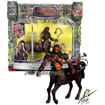 Year 2007 Narnia Prince Caspian 2 Pack Set - CENTAUR GLENSTORM & MOUSE ...