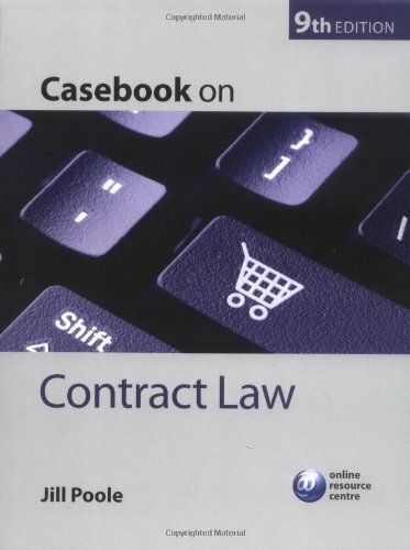 Casebook on Contract Law By Jill Poole. 9780199233526 9780199233526| eBay