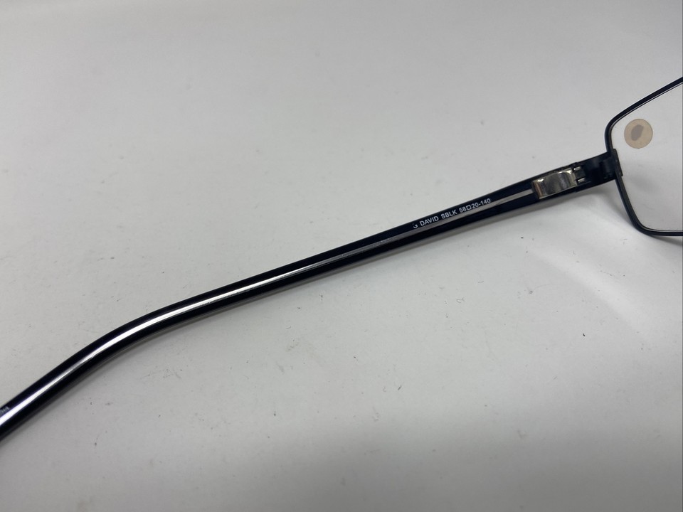 GANT EYEGLASSES FRAME DAVID SATIN BLACK 58/20/140 LARGE MENS EA95 | eBay
