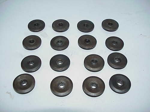 16 Steel 1.370" Valve Spring Retainers & 3/8" Locks from a Big Block ...