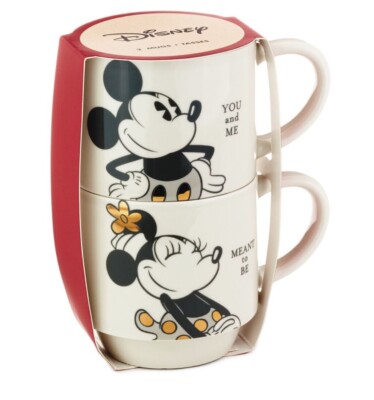 Disney Mickey & Minnie You & Me Stacking Cups Set Of 2 NIB!! | eBay