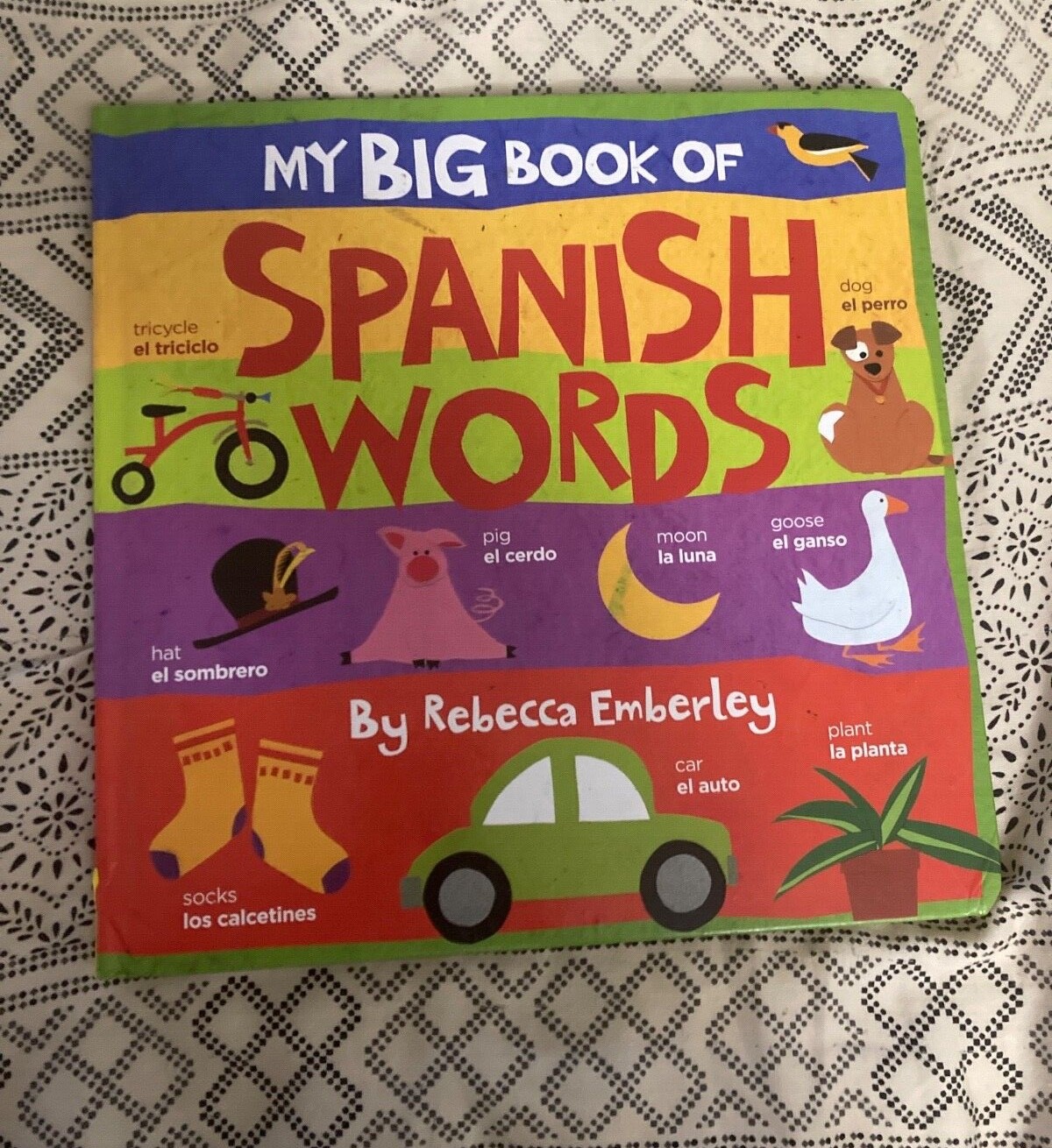 My Big Book of Spanish Words by Rebecca Emberley (2008, Children's ...