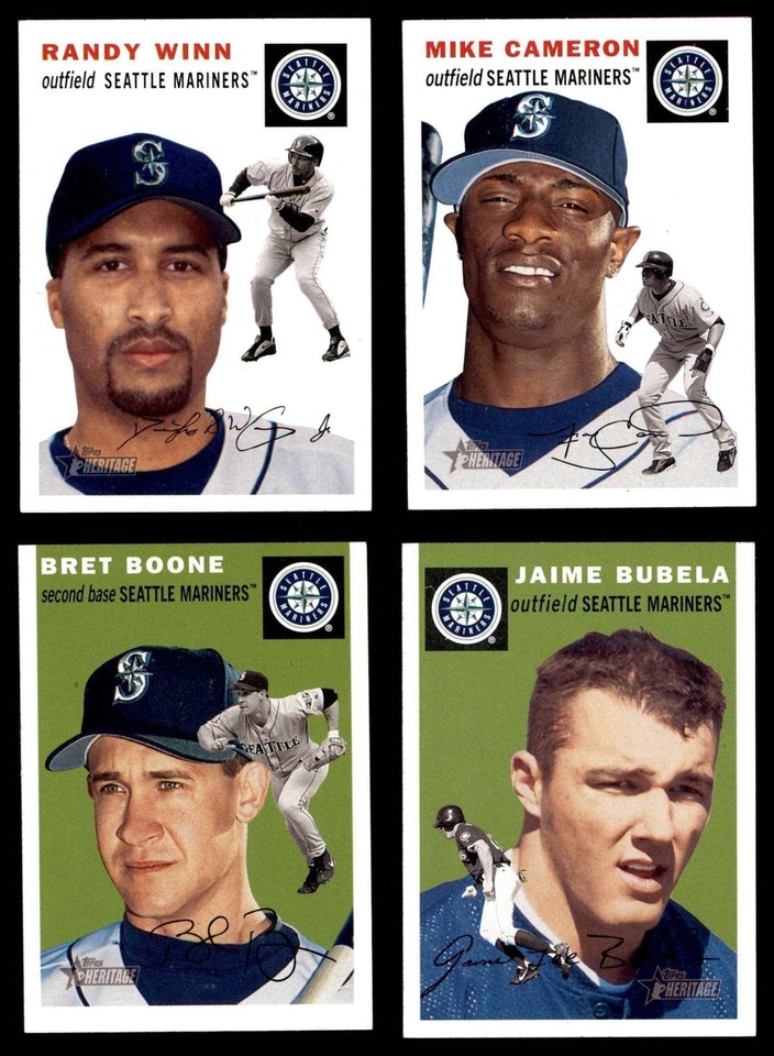2003 Topps Heritage Seattle Mariners Almost Complete Team Set 8 - NM/MT ...