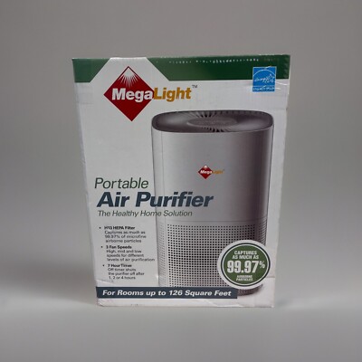 Megalight Portable Air Purifier Small (126 square feet) | eBay