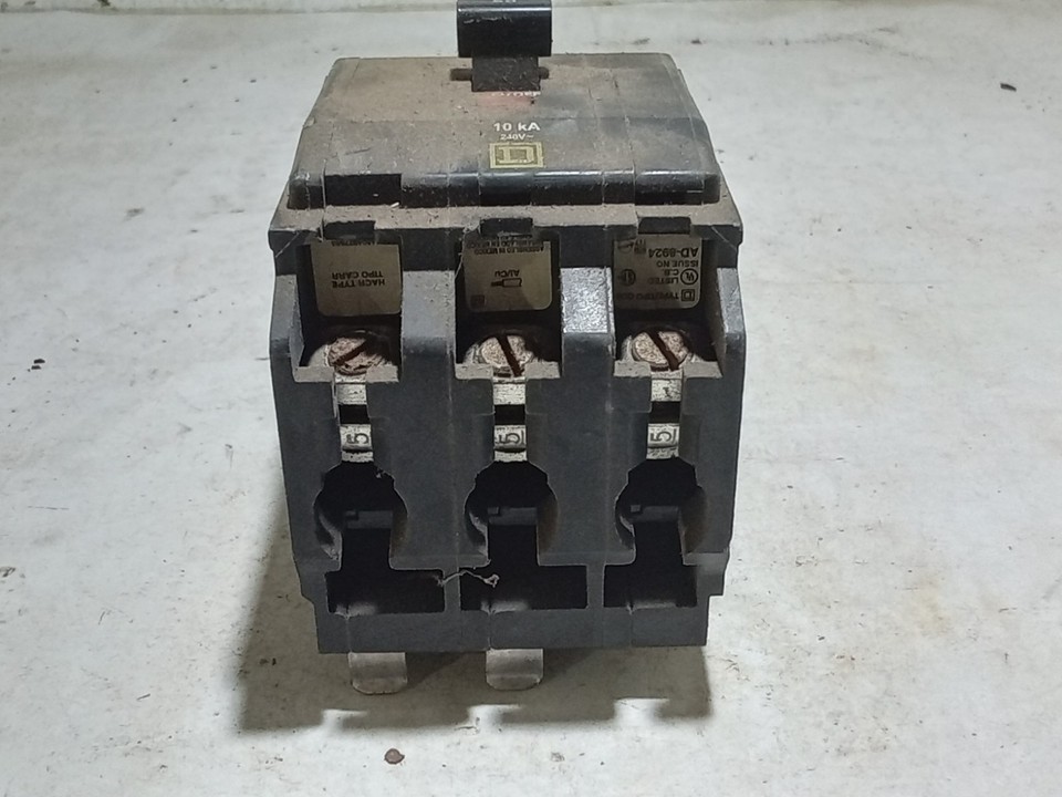 Square D Type QOB Issue No. AD-8924 50 Amp. (L6B) | eBay