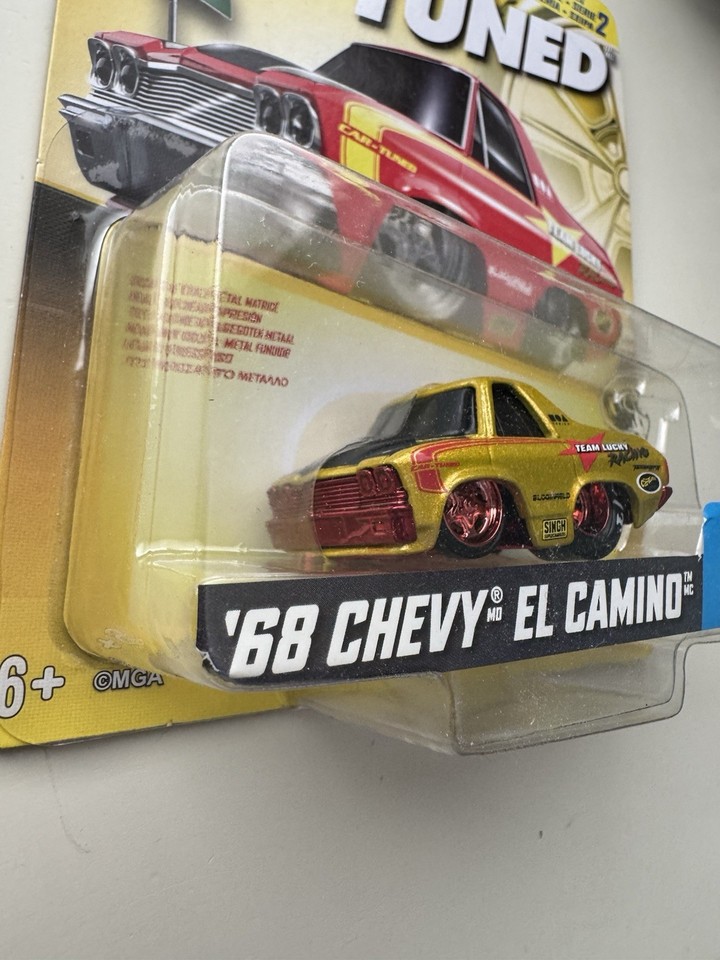 CAR TUNED Seres 2 '68 CHEVY EL CAMINO Gold Red Chrome Chase | eBay