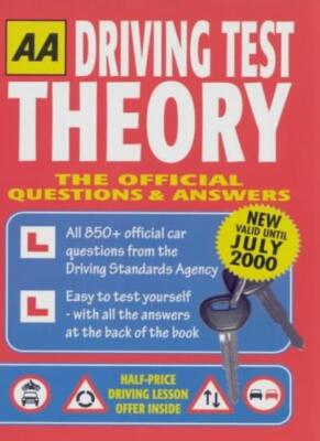 Driving Test: Pass First Time - Theory (AA Illustrated Reference | eBay
