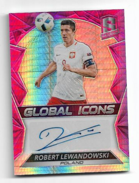2016-17 Panini Spectra Soccer Autograph Auto Card : Robert Lewandowski ...