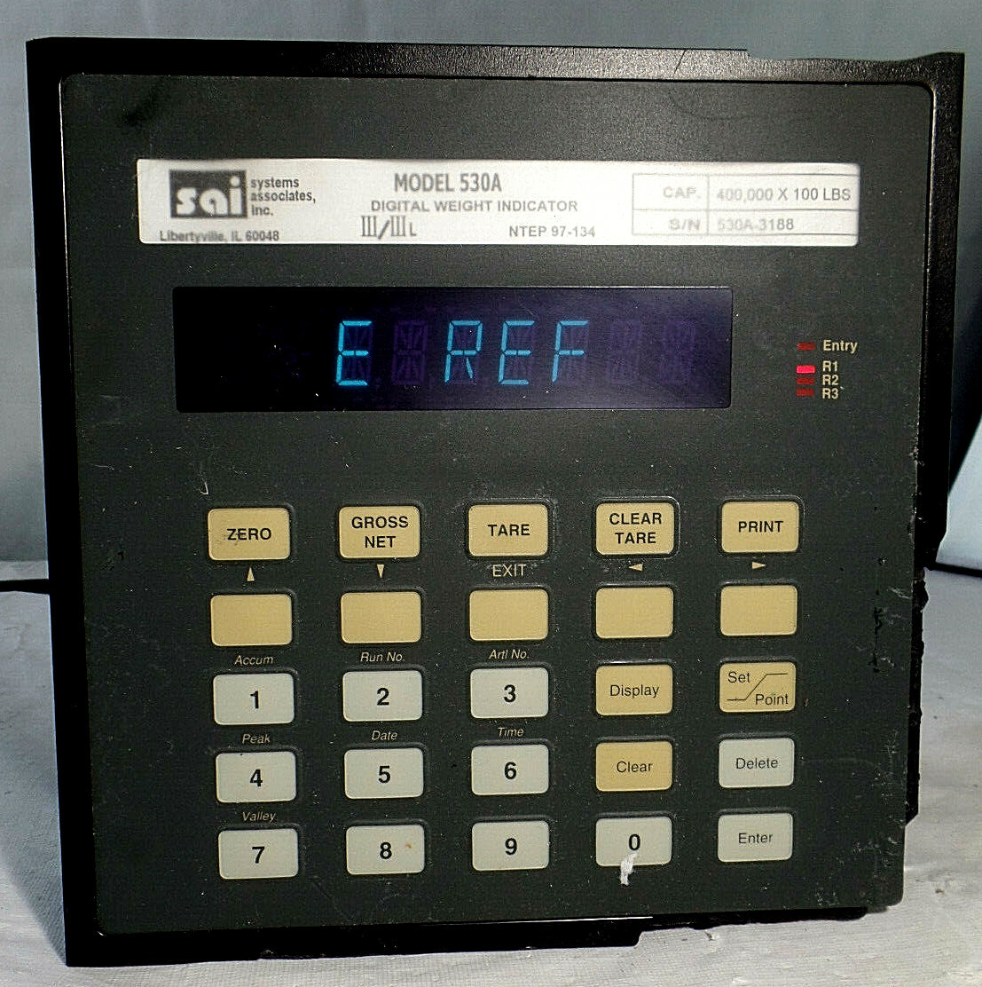 Systems Associates Inc SAI Scale Model 530A AN3070-D-1-PP~For PARTS ...