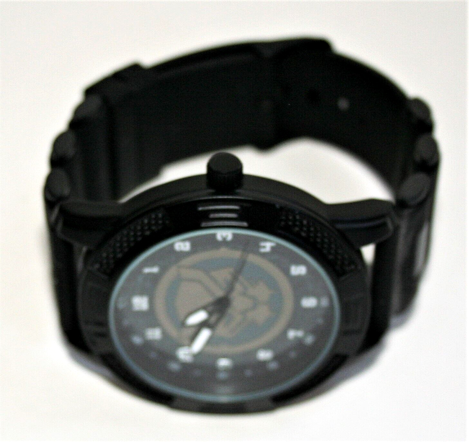Marvel Comics Black Panther Logo Dial Sports Watch Men's New NOS Box | eBay